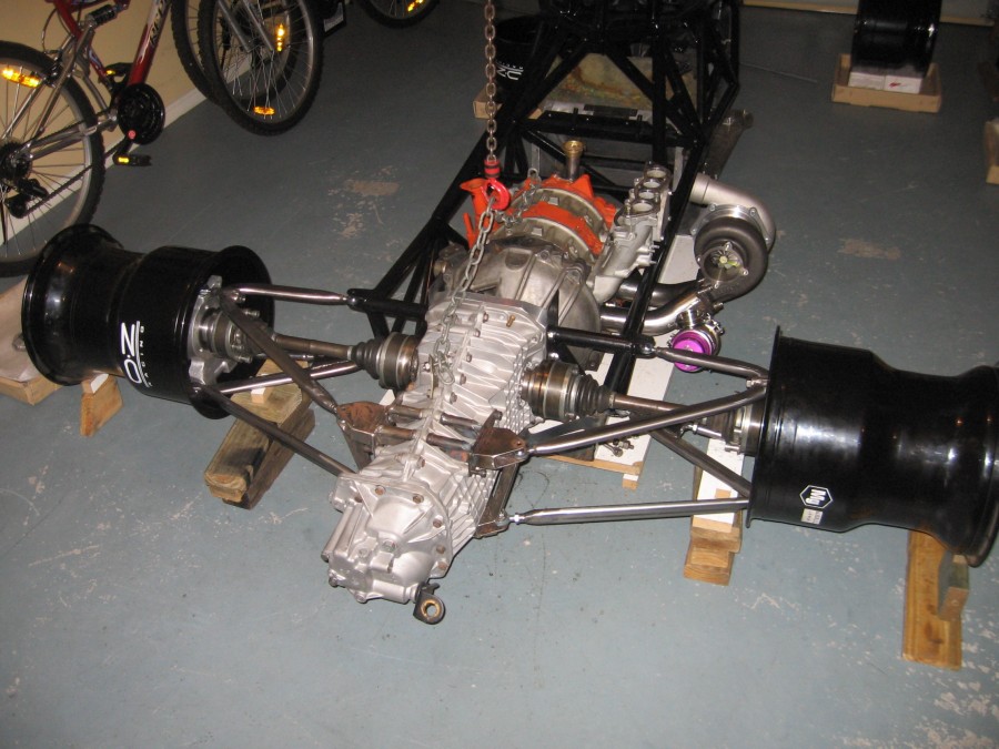 The suspension control arms are made to fit rotary hillclimb racing car ...