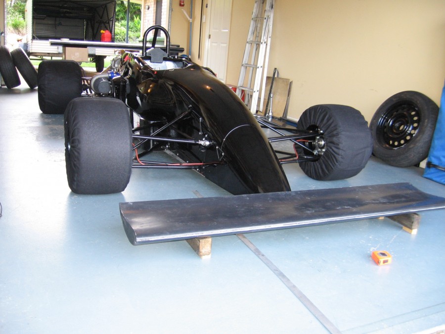 Fitting the wings to the rotary hillclimb racing car and Dyno Tuning ...